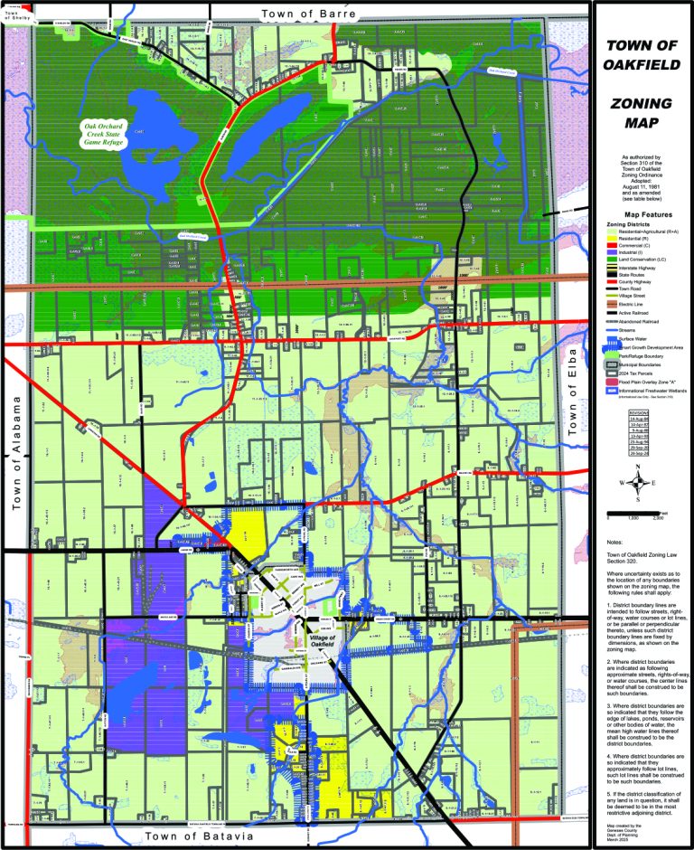 Town of Oakfield Zoning Map | Town of Oakfield